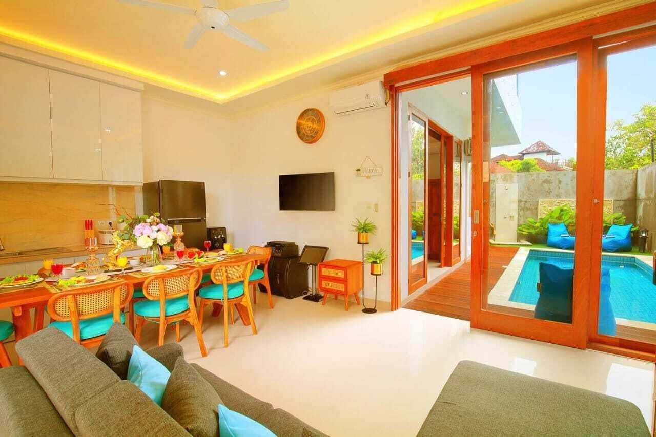 Vila superluxo, vista para o oceano | Área de estar | TV de tela plana