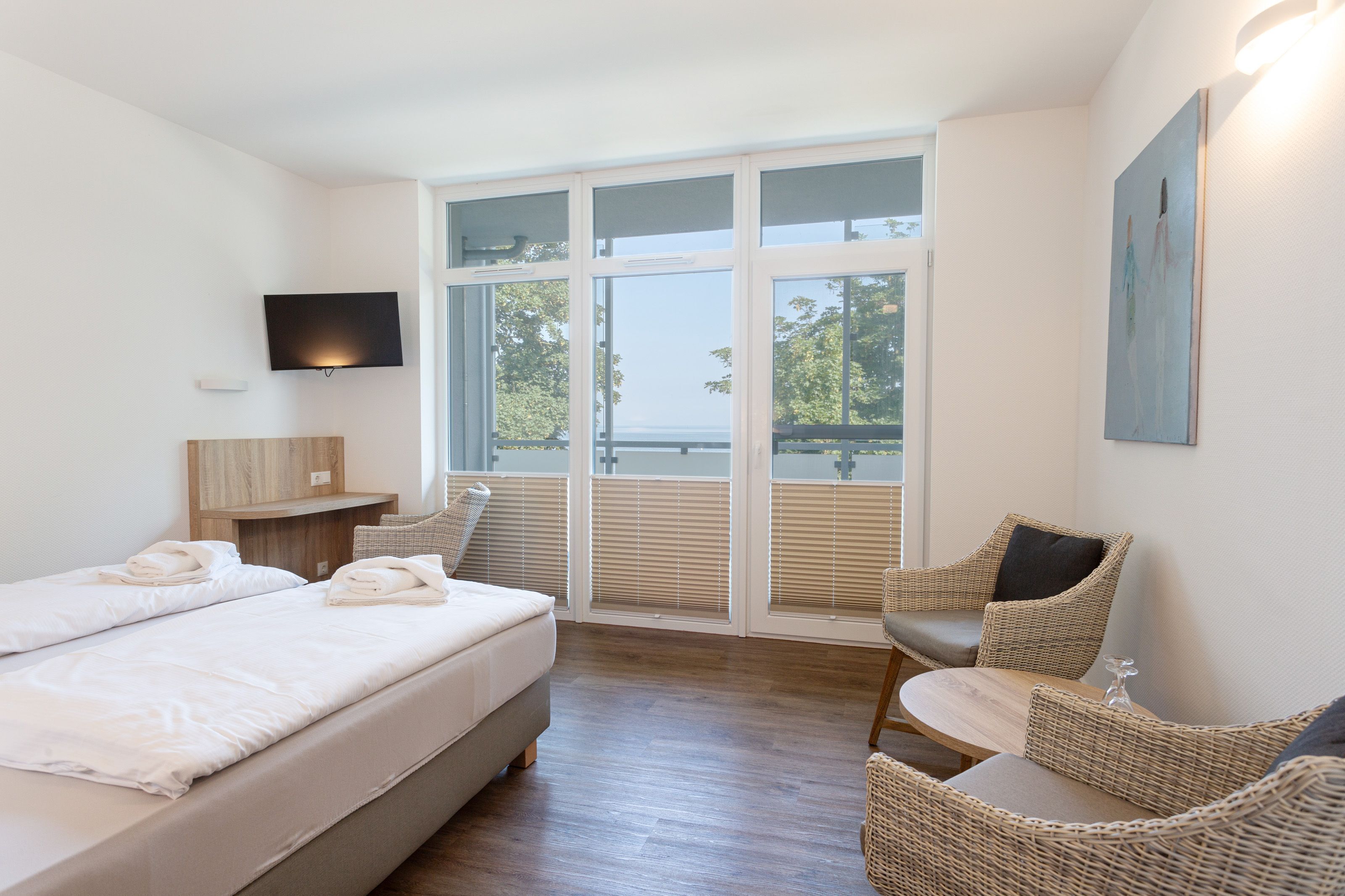 Room With Balcony New Building - Hotel Seebrücke - Loissin