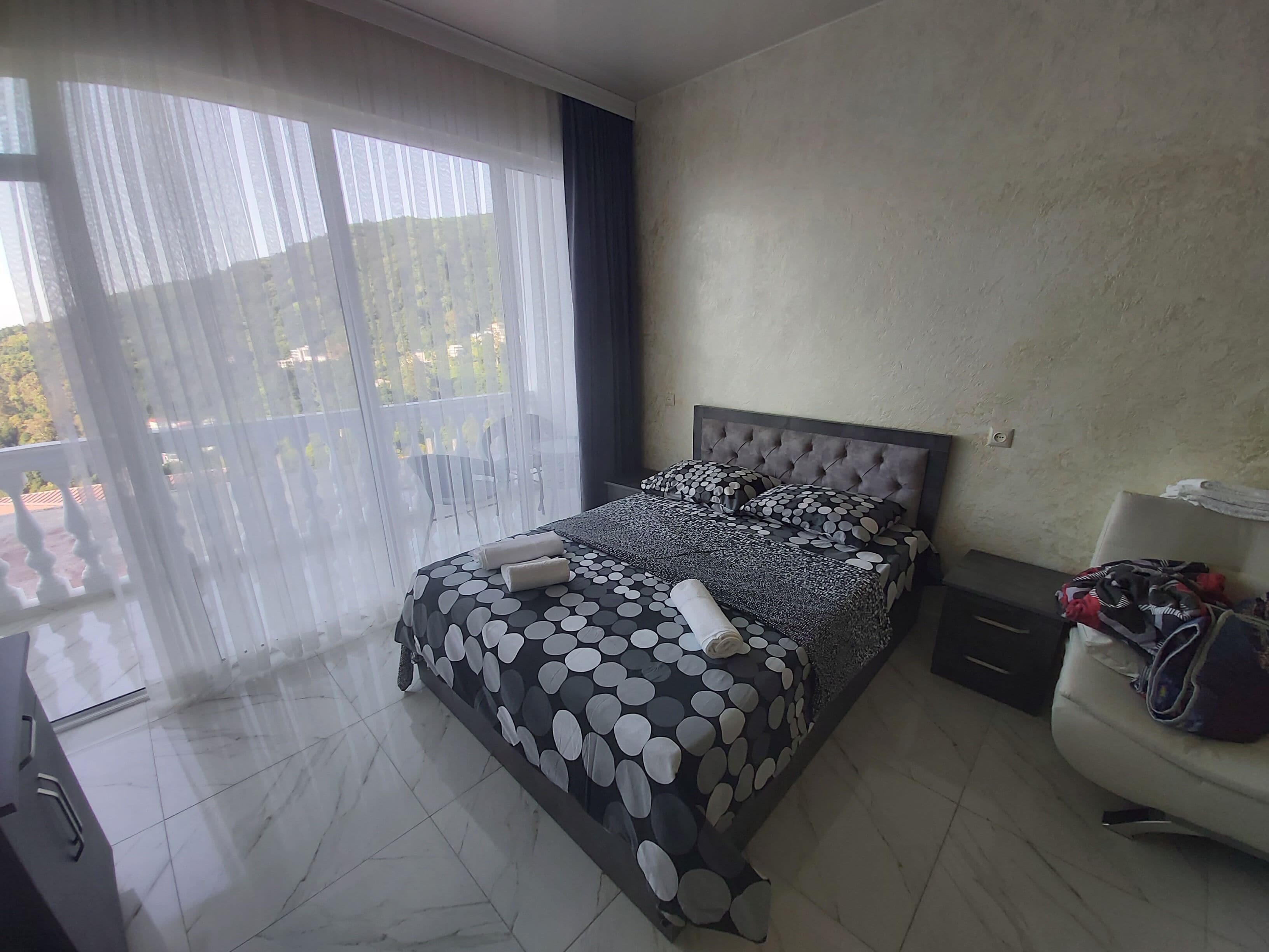 Quarto triplo, sacada, vista para o mar | Quartos à prova de som, Wi-Fi de cortesia