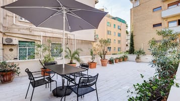 Apartamento, 2 quartos, não fumadores, cozinha | Terraço/pátio interior
