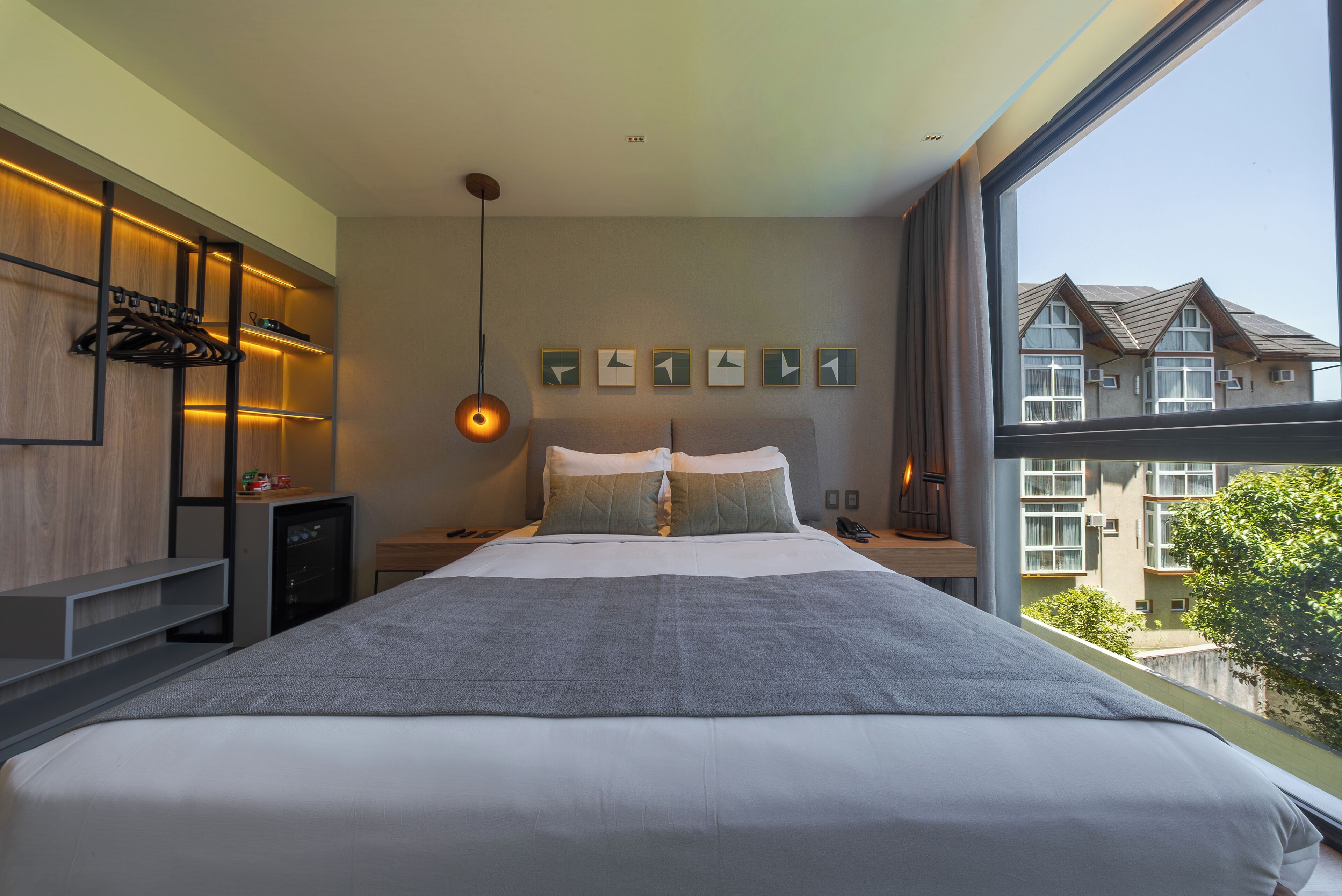 Quarto luxo | Roupas de cama antialérgicas, cofres nos quartos