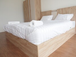 Wi-Fi de cortesia, roupa de cama