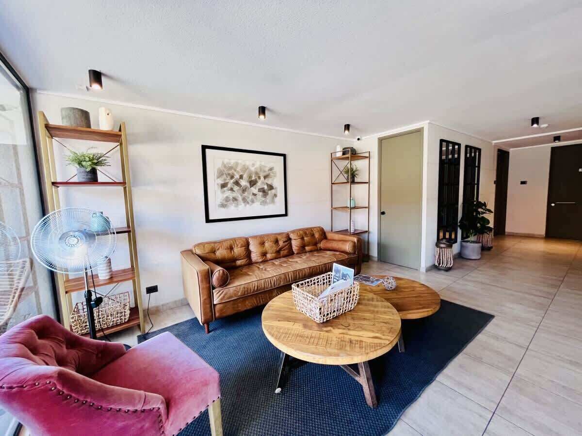 Studio Castillo Velasco - Gym Laundry Parking Pool Wifi - Las Condes