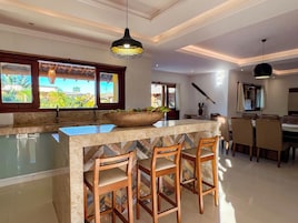 Casa, vista para a piscina | Cozinha privada