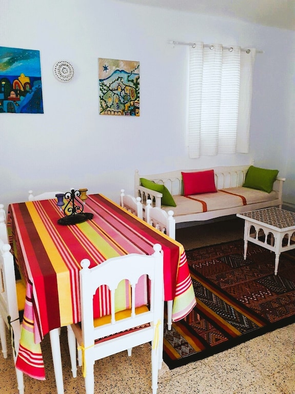 Charming 2-bedroom Apartment With Ac, Wifi In Delightful Mezraya - Djerba