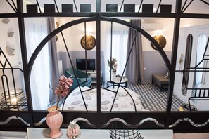Apartamento, 1 quarto, varanda, Vista para a cidade | Sala