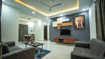 Suíte superluxo, 2 quartos, vista para a cidade | Vista do quarto