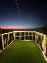 Tenda Comfort, varanda, vista para a colina | Terraço/pátio interior