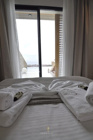 Vila luxo, vista para o mar | 3 quartos, ferros/tábuas de passar roupa, Wi-Fi de cortesia