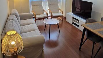 Apartamento Premium, varanda, Vista para a cidade | Sala de estar