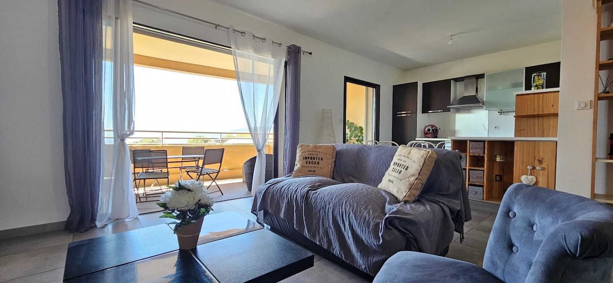 T3 De Standing Vigna Majo Vue Mer Imprenable - Propriano