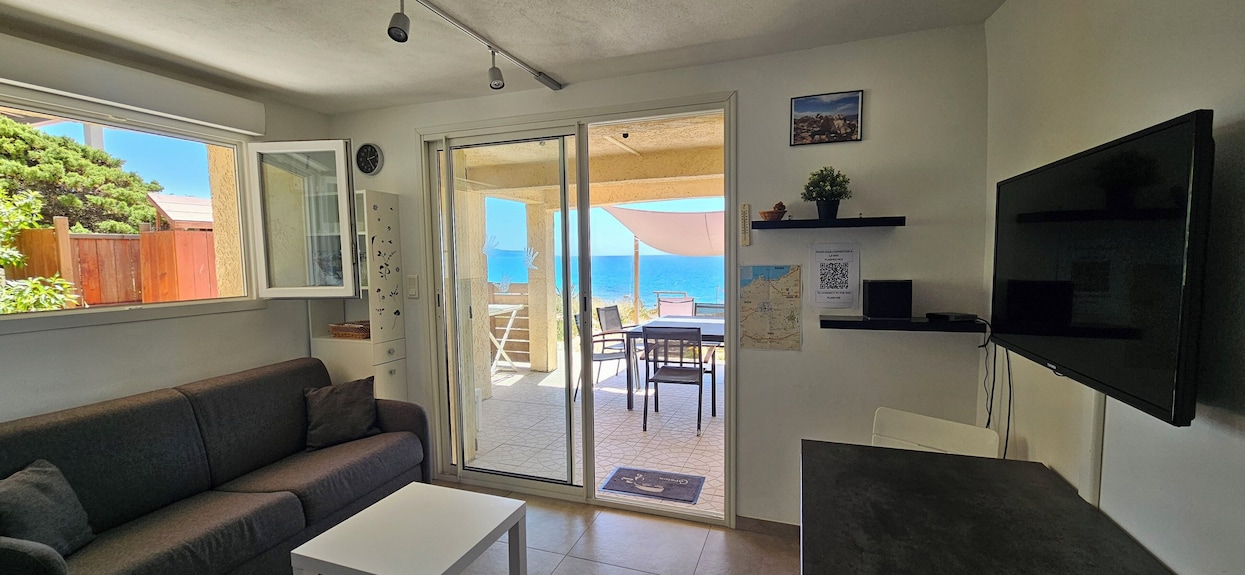 T3 Paradisiaque Sur La Plage, Les Pieds Dans L'eau - Plage de Cupabia