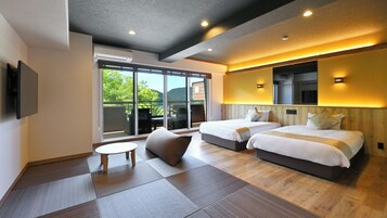 Quarto clássico, para não fumantes (Japanese-Western Suite,Open-air Bath) | Cofres nos quartos, Wi-Fi de cortesia, roupa de cama