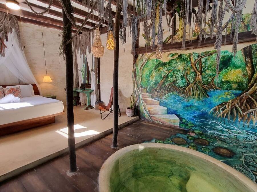 Casa na árvore exclusiva | Roupas de cama premium, cofres nos quartos, individualmente decorados