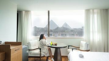 Quarto superluxo, vista para a montanha | Roupas de cama de algodão egípcio, roupas de cama premium