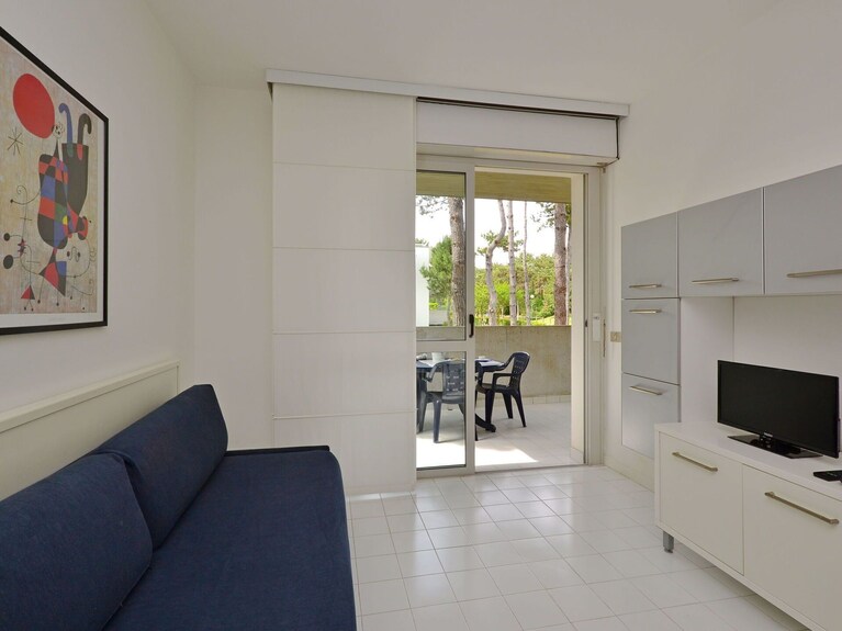 Agréable Appartement Avec Piscine, Climatisation, Wifi, Tv, Balcon Et Animaux Admis - Lignano Sabbiadoro