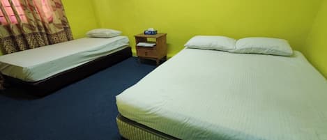 Quarto Familiar | Wi-fi grátis, roupa de cama fornecida