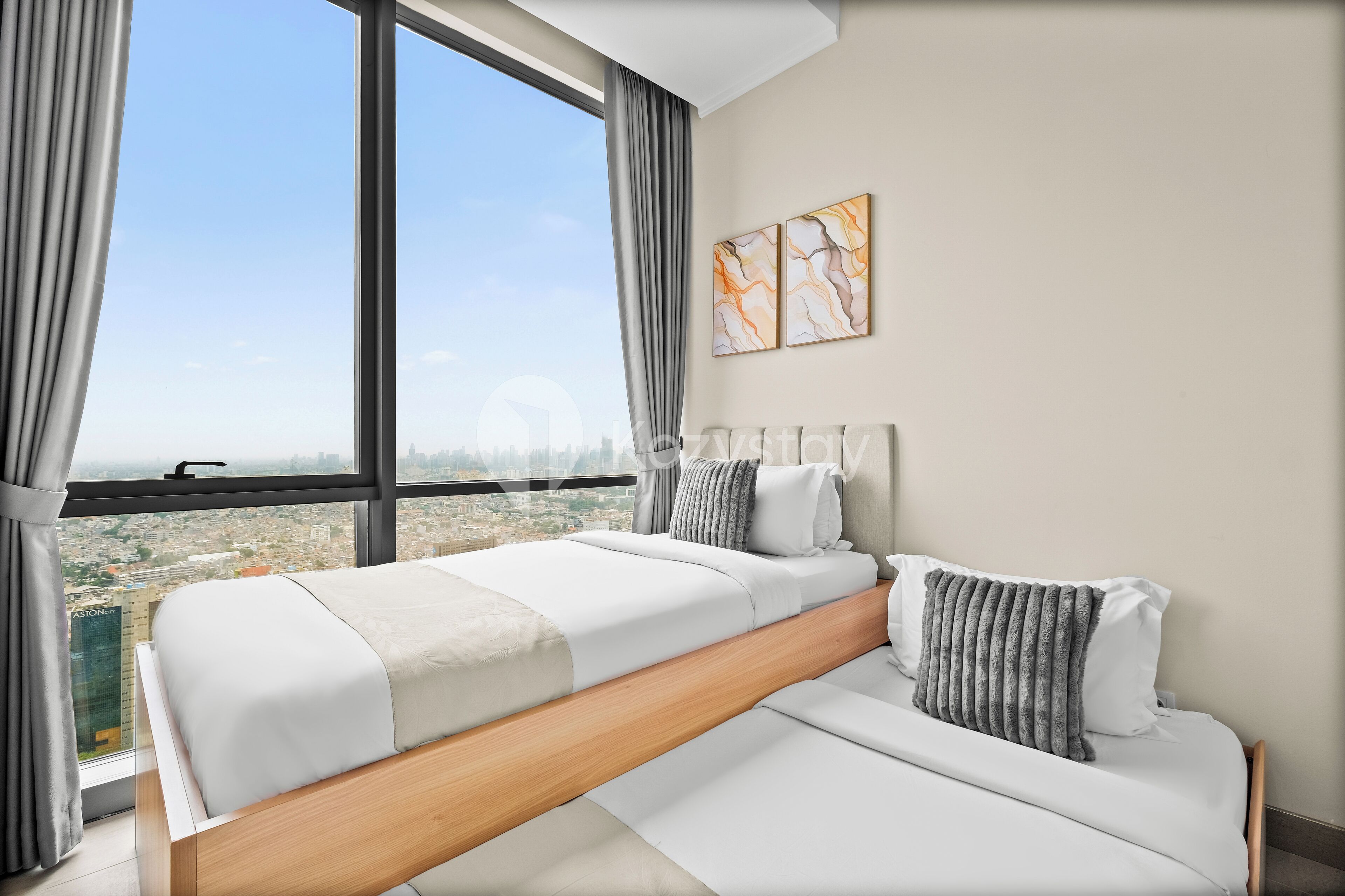 Apartamento, 2 quartos, Vista para a cidade | 2 quartos, ferro/tábua de engomar, Wi-fi grátis 