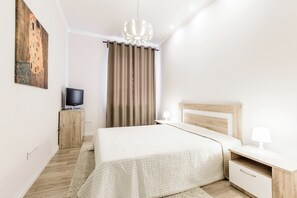 Apartamento Comfort, 2 quartos, não fumadores, Vista para a cidade | 2 quartos, ferro/tábua de engomar, Wi-fi grátis 