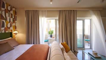 Polymnia | 1 quarto, roupa de alta qualidade, cortinas/cortinados opacos