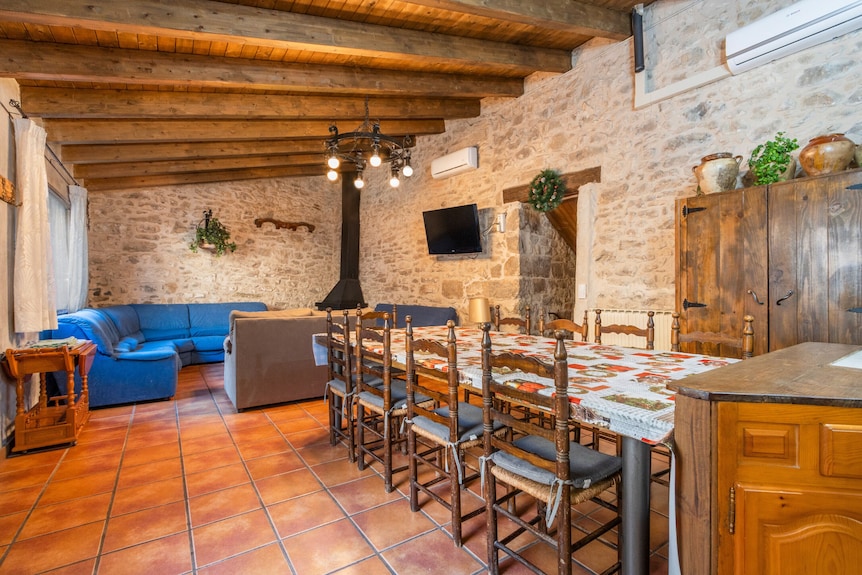 Casa De Vacaciones 'Casabras' Con Piscina Privada, Wi-fi Y Aire Acondicionado - Tàrrega