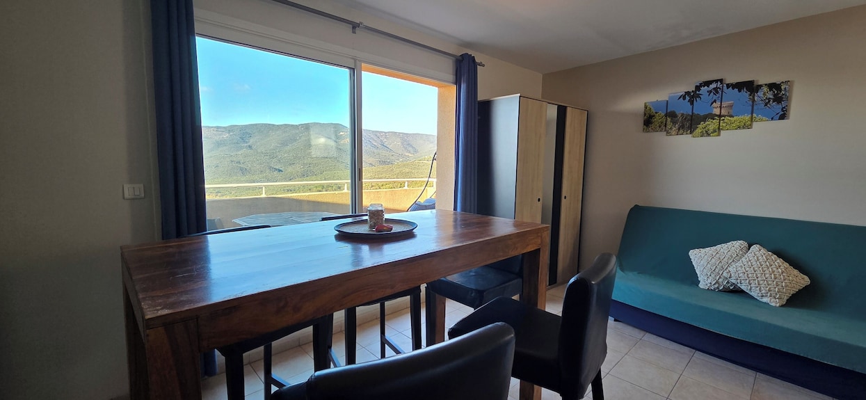 T2 Alba Rossa N°141 Confort, Panorama Mer Incroyable - Corse-du-Sud