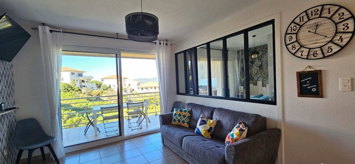 Beautiful T3 Central - Sea View & Swimming Pool - A Funtana - Olmeto