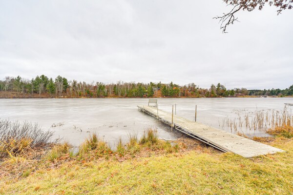 Minong Flowage Cabin W/ Fire Pit & Dock! - Gull Lake, WI