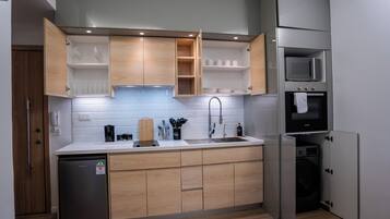 Apartamento de Luxo, Vista para a cidade | Cozinha privada