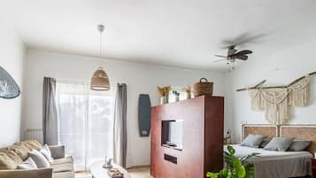 Estúdio, 1 quarto, fumadores, varanda | Sala