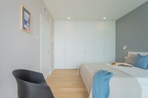 Apartamento (1 Bedroom) | 1 quarto, secretária adequada para computadores portáteis