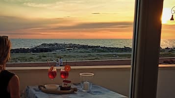 Estúdio, vista para o mar | Terraço/pátio