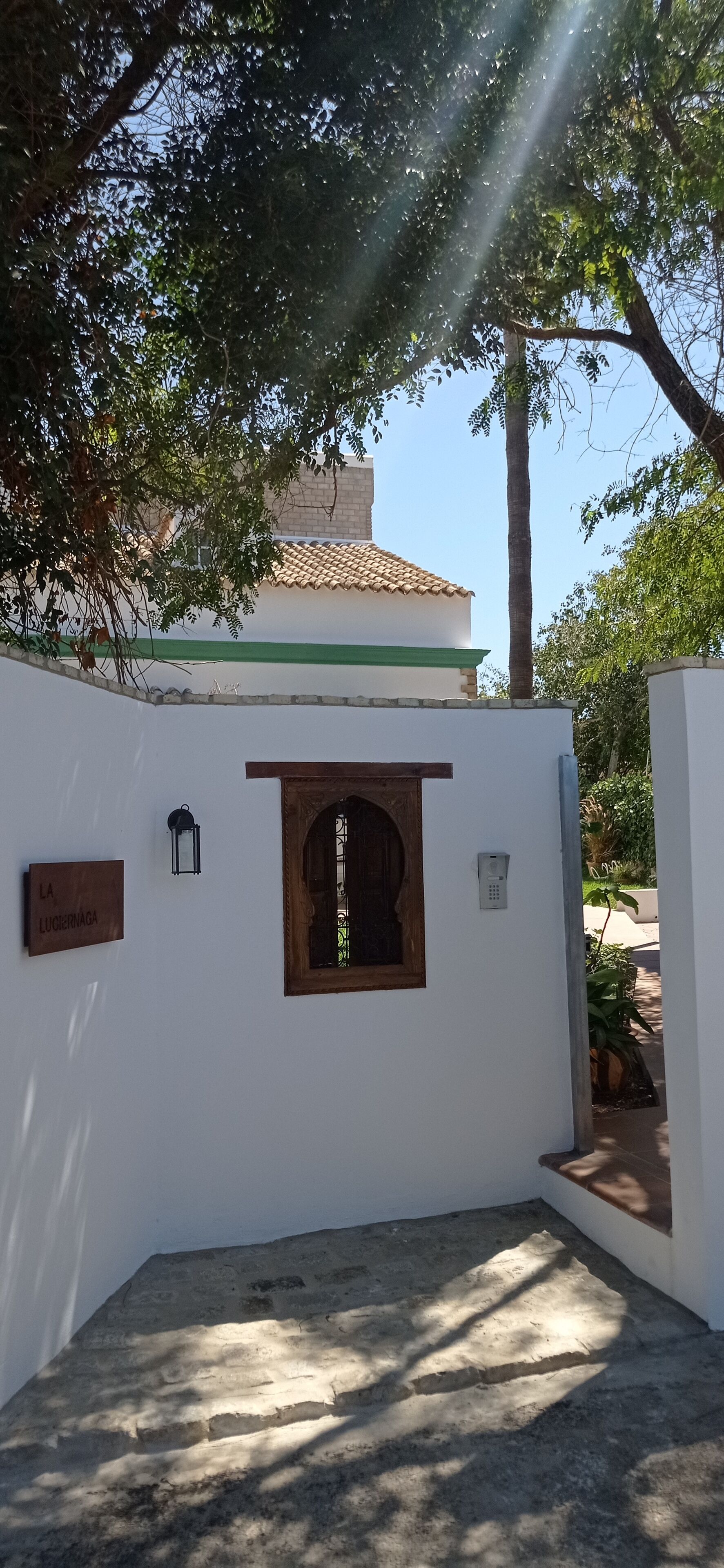 Fachada da propriedade
