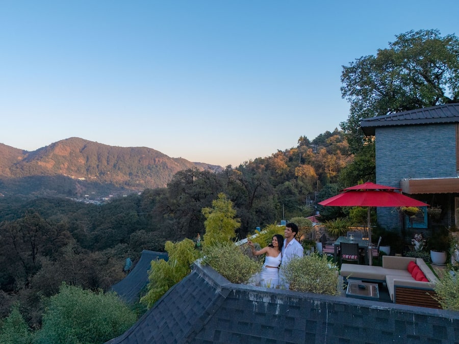 Vista para a montanha