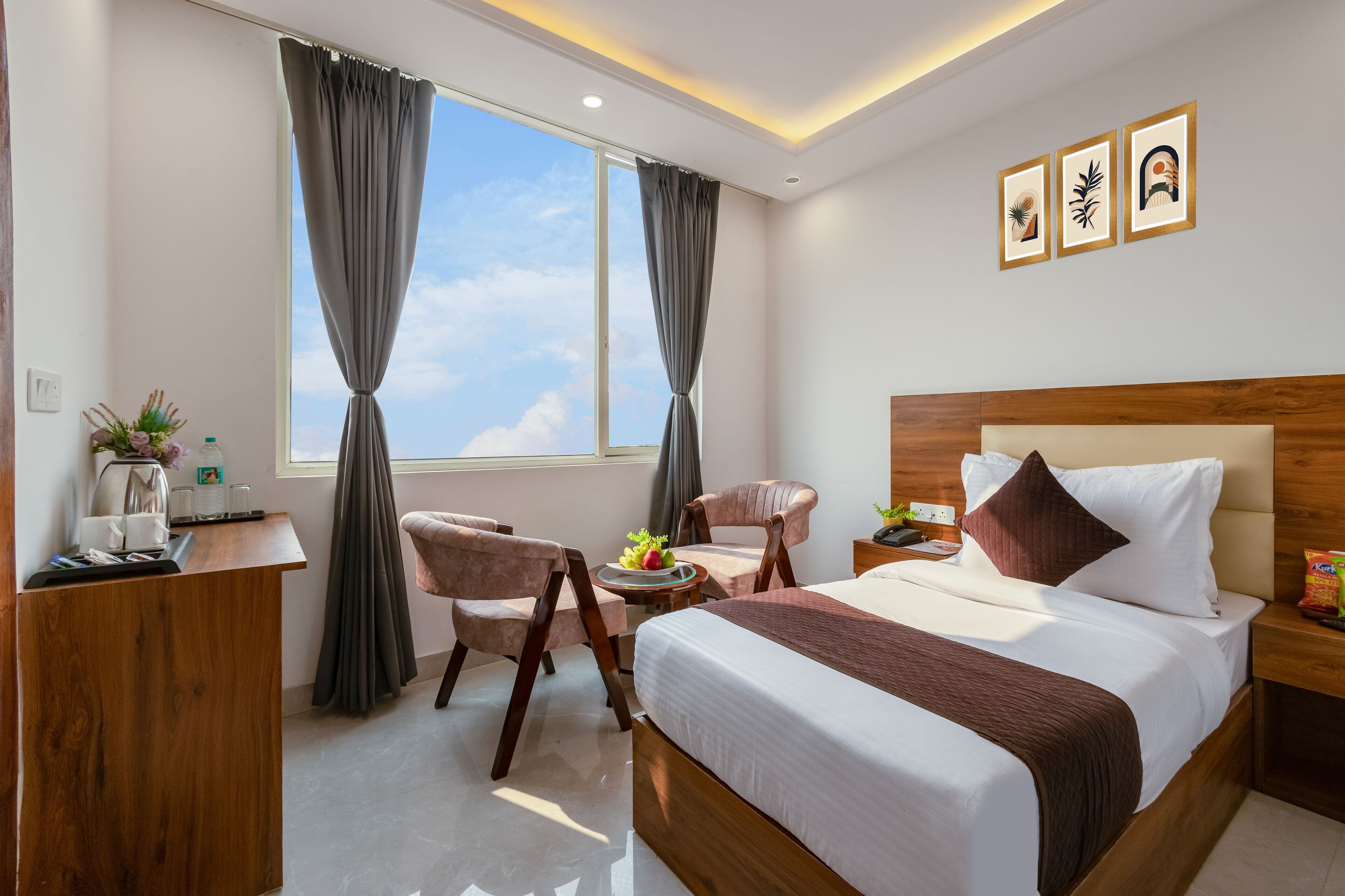 Quarto Duplo Deluxe, não fumadores, Vista para a cidade | Vista para a cidade