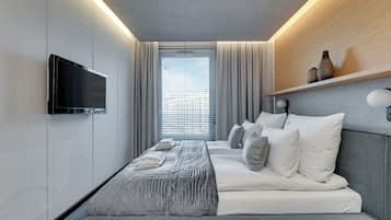 Apartamento Comfort | 1 quarto, roupa hipoalergénica, com decoração personalizada