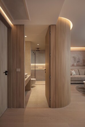 Suite Júnior | Minibar, cofre no quarto, secretária, cortinas/cortinados opacos 