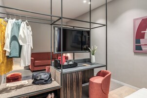 Suíte estúdio júnior | Roupas de cama premium, edredons de pluma, frigobar, cofres nos quartos