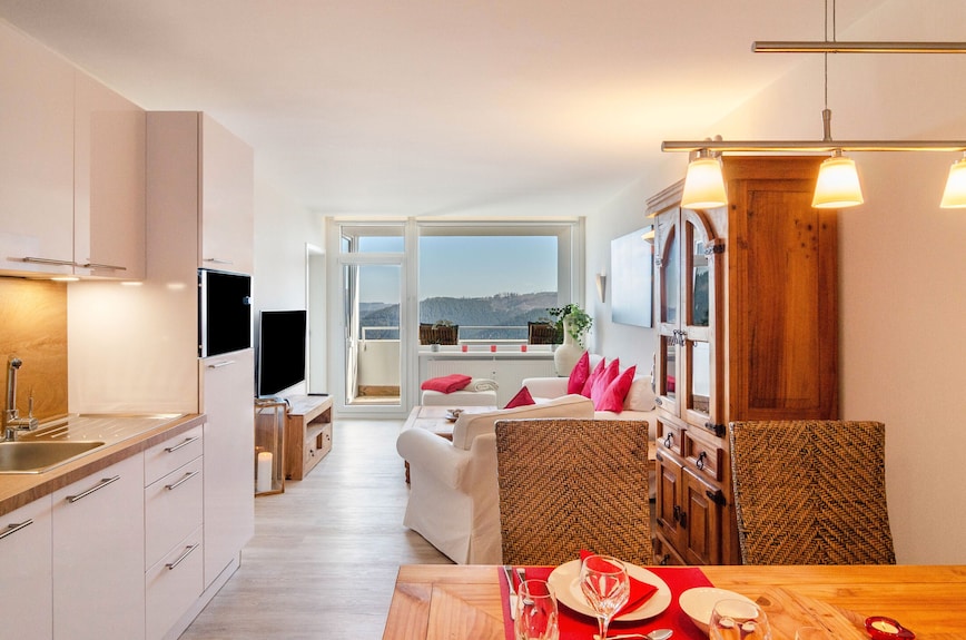 Appartement "Wolke8" Avec Vue Sur Les Montagnes, Balcon Et Wi-fi - Goslar