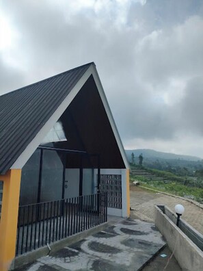 Cabana de Madeira Superior, 1 quarto, varanda, Vista para a cidade | Vista para a montanha
