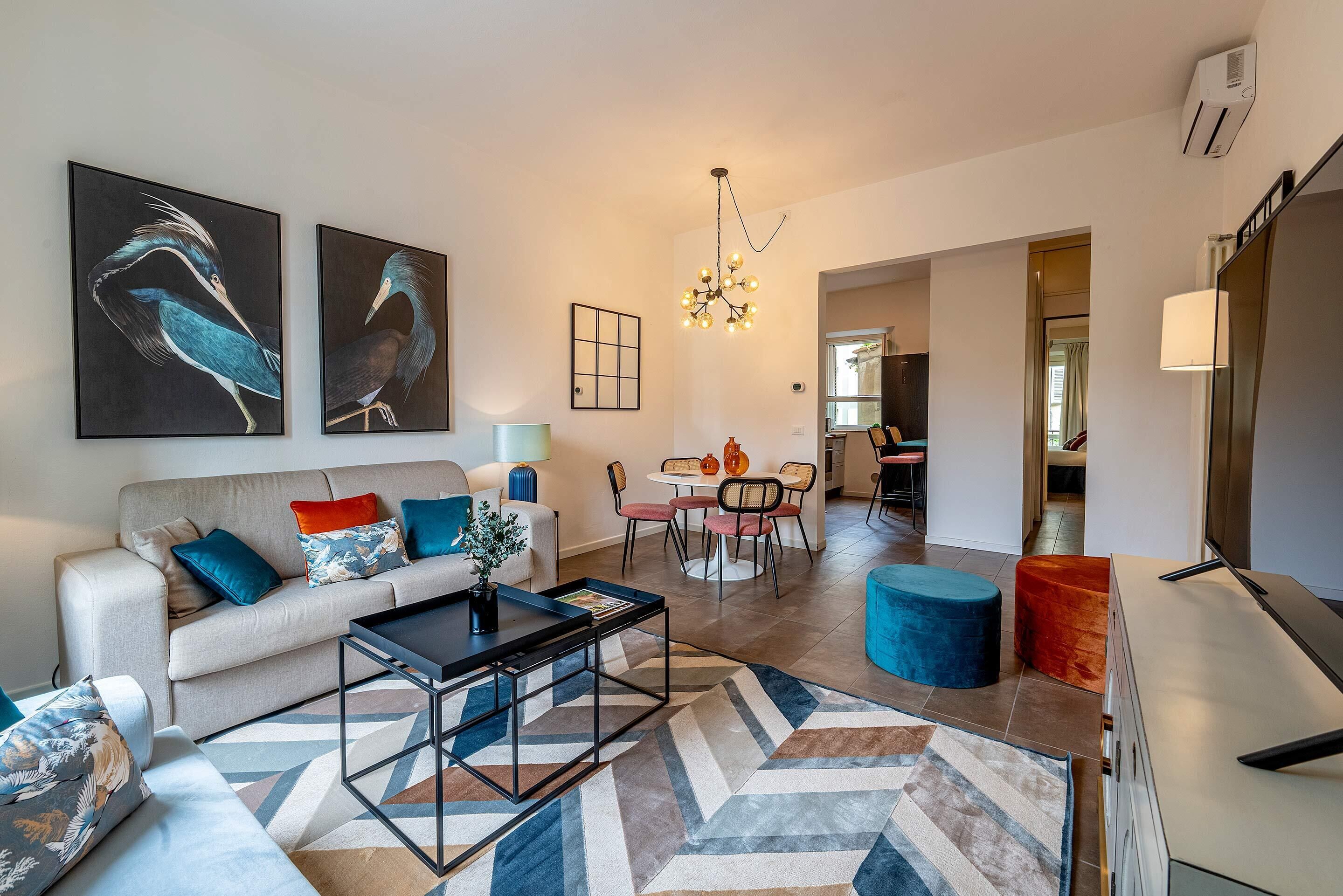 Apartamento (1 Bedroom) | Sala de estar