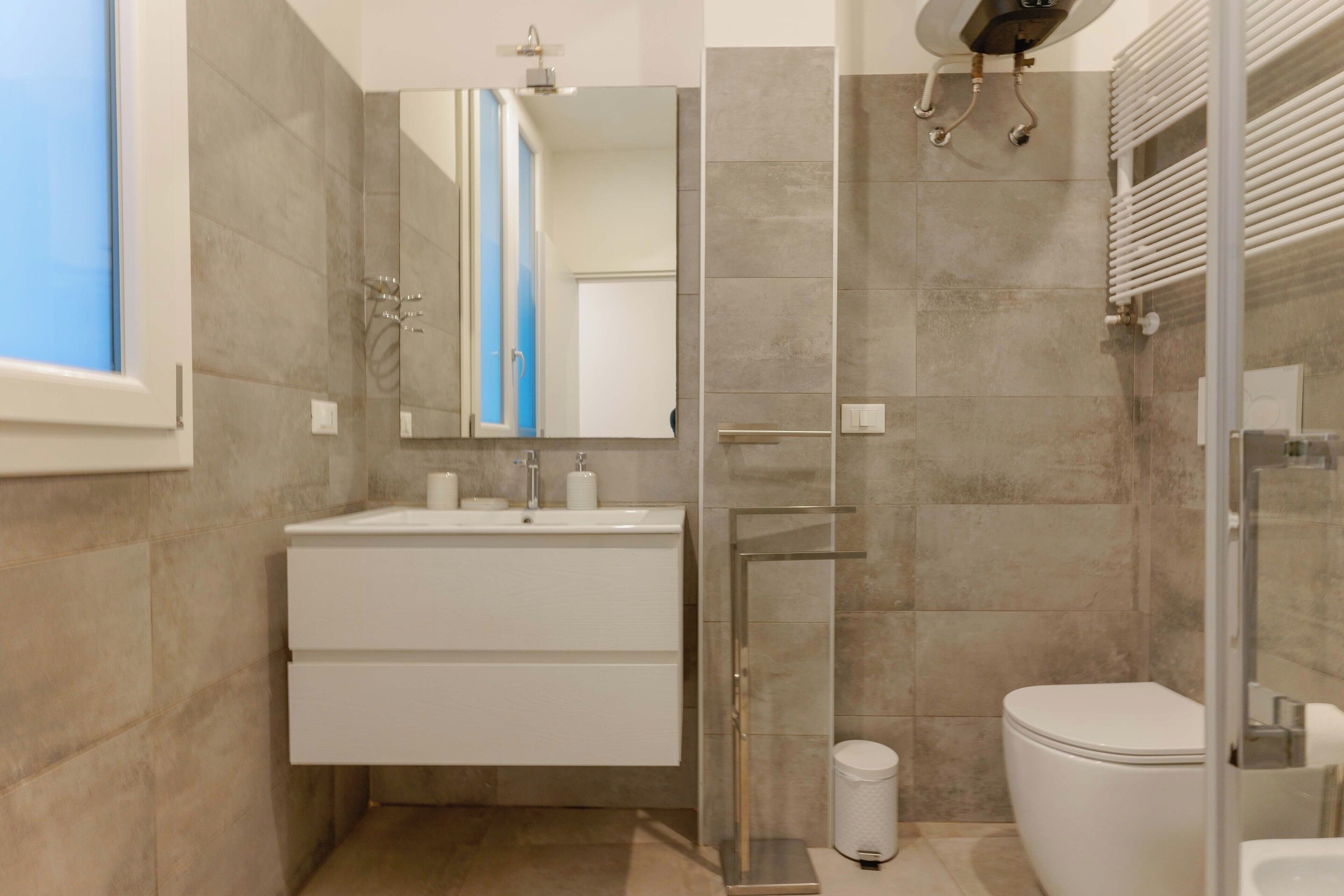 Penthouse Deluxe, 3 quartos | Casa de banho | Artigos de higiene ecológicos, toalhas fornecidas 