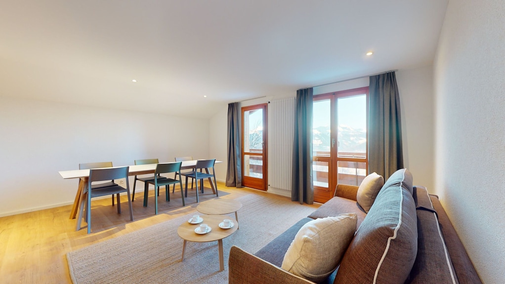 Chalet De L'ours View & Nature Appart Pregny 8 Per - 시옹