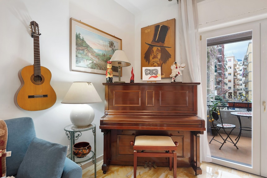 Appartement 'La Maison De Julie' Met Uitzicht Op De Bergen, Wifi En Airconditioning - Vico Equense