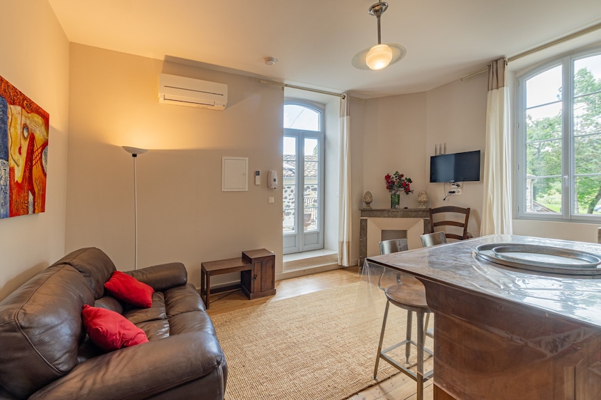 Appartement 'Le Maronnier' Met Gedeeld Zwembad, Wifi En Airconditioning - Aubenas
