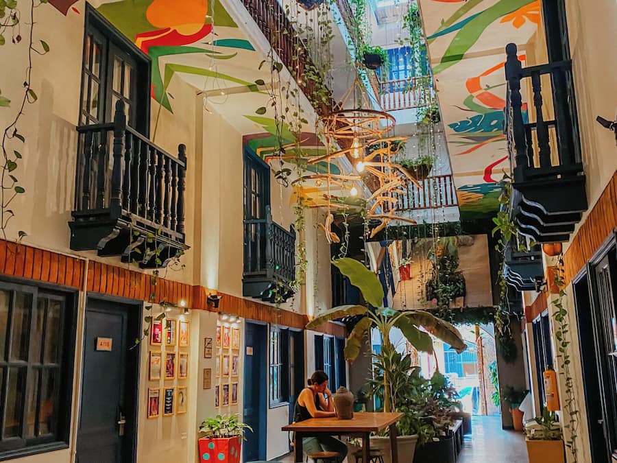 Sala de estar do lobby