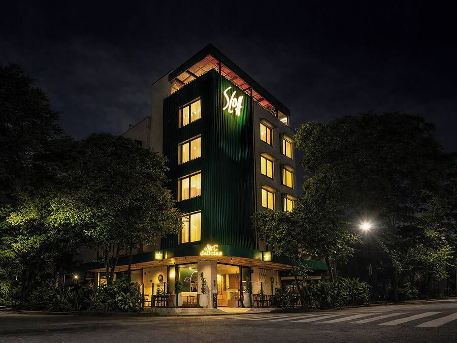 Fachada da propriedade