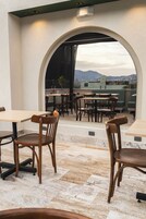 Terraço no piso superior