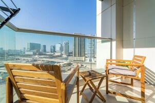 Apartamento design, 1 cama King | Sacada