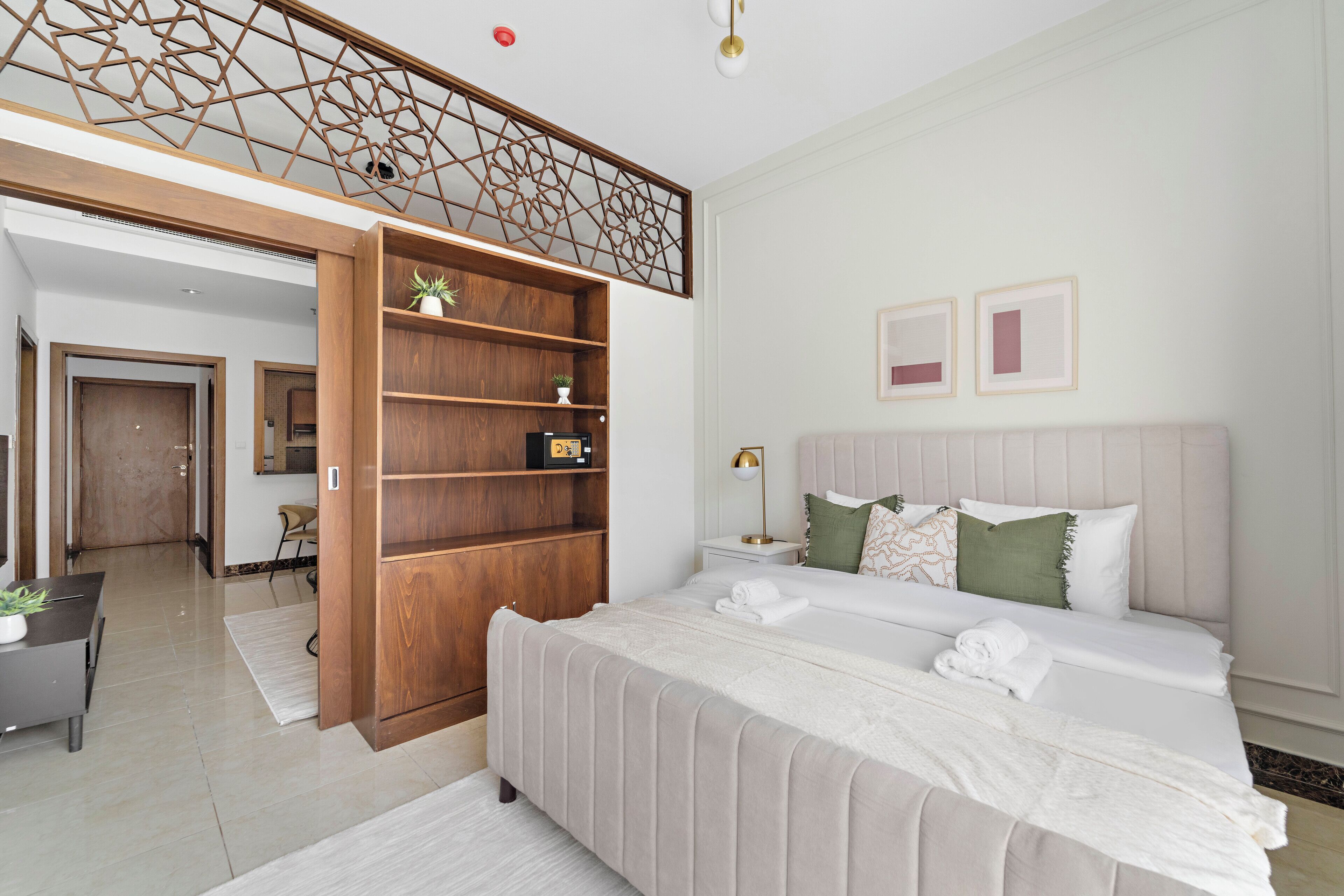 Apartamento Signature, várias camas | 2 quartos, lençóis de algodão egípcio, roupa de alta qualidade 